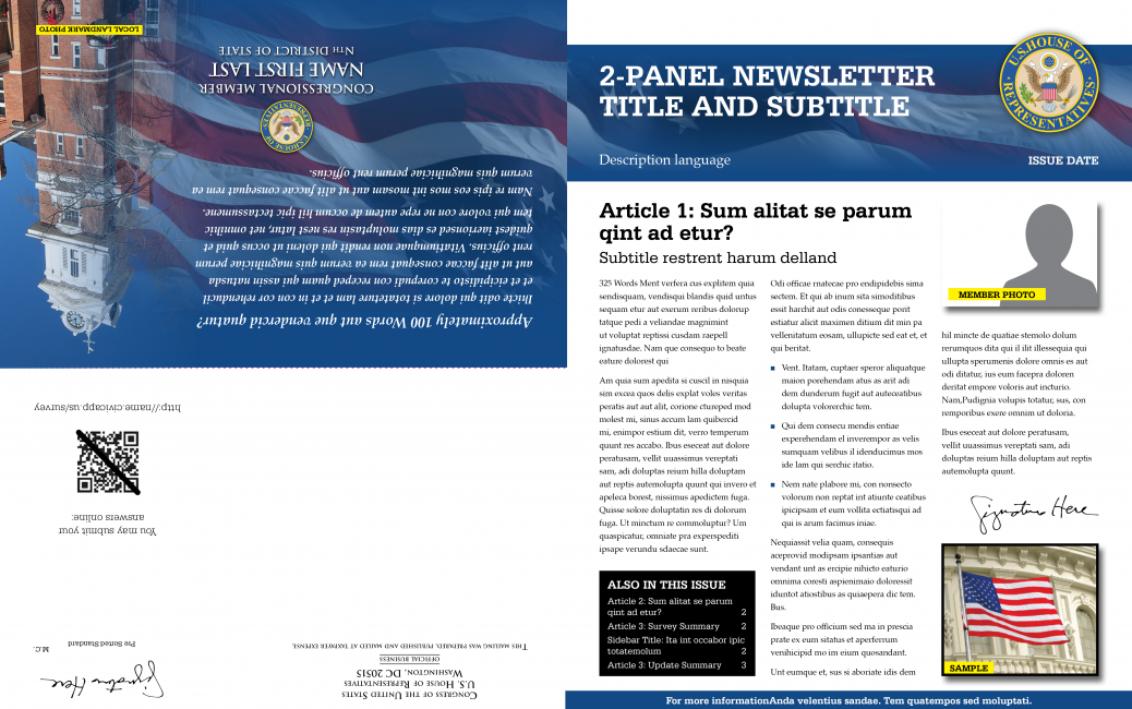 4-Panel Newsletter-Blue - DotGov.com